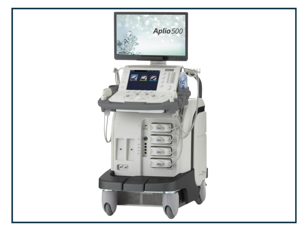 Toshiba Aplio 500 Ultrasound System With 2 Transducers [Refurbished]