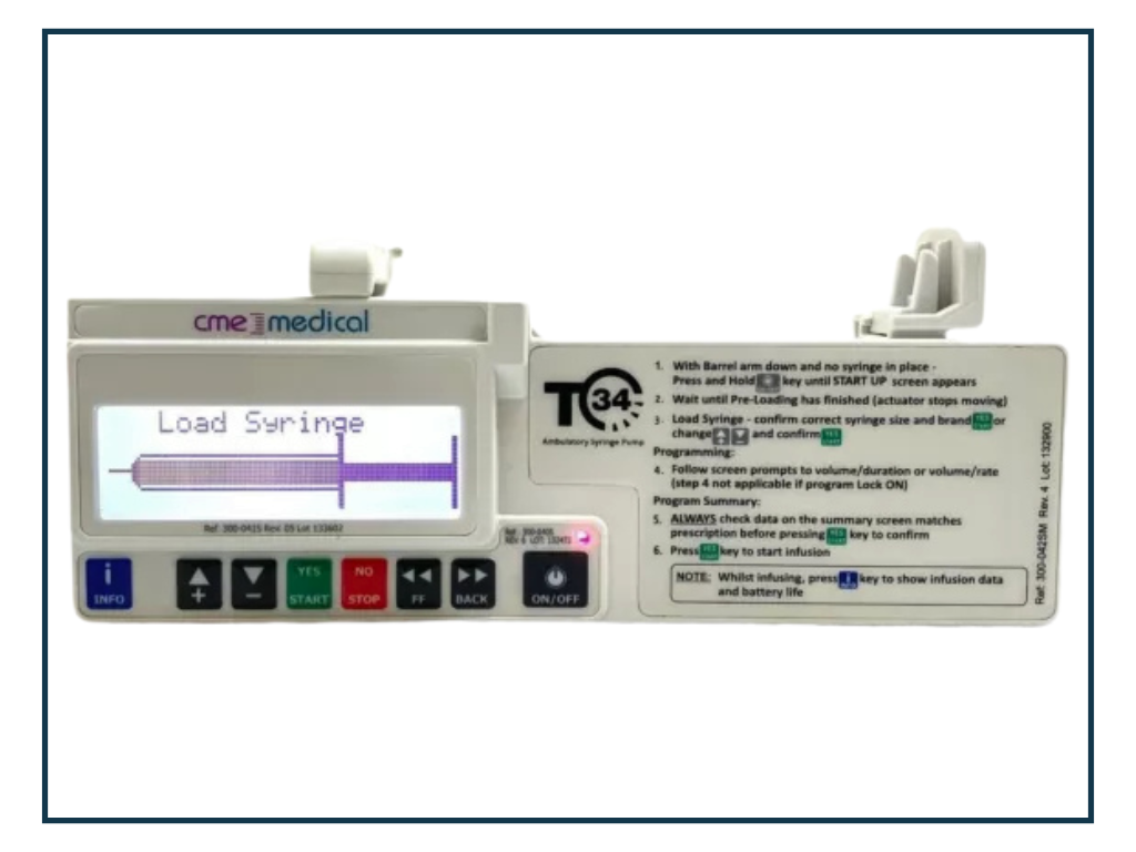 CME T34 Syringe Pump [Refurbished]