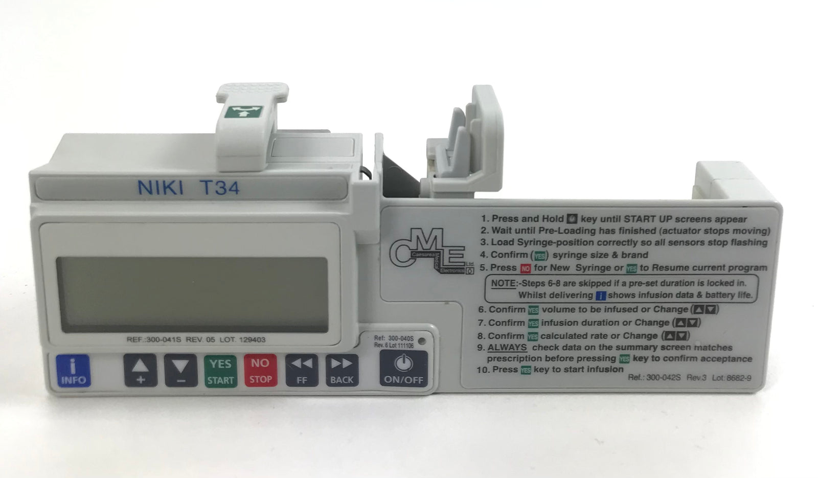CME T34 Syringe Pump [Refurbished]